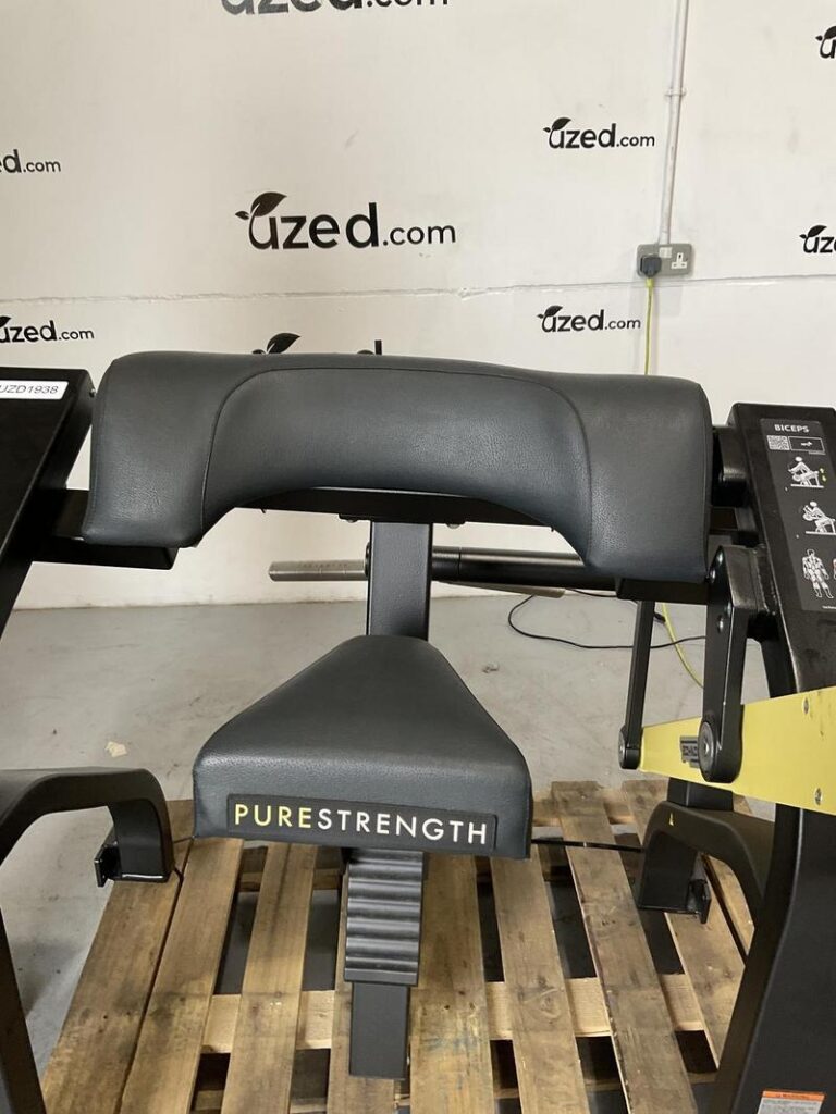 Technogym Pure Strength BiCeps - Black / Yellow - Uzed