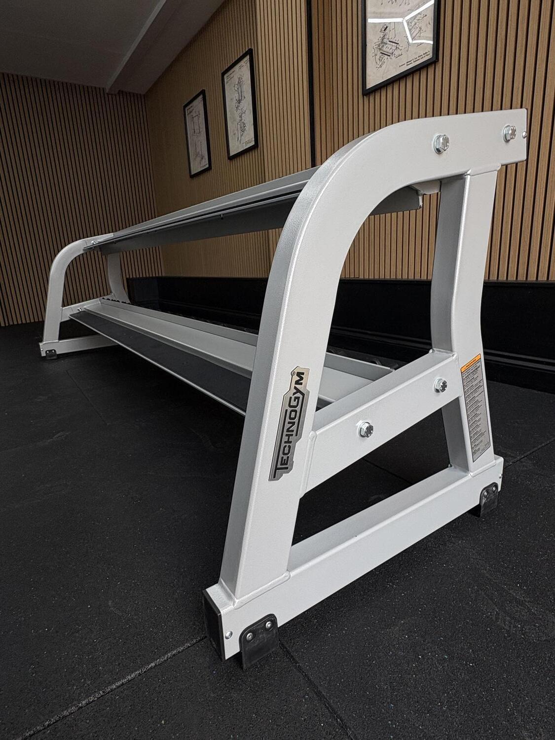 Technogym Pure Strength Two Tier Dumbbell Rack (A0000521) Silver - Uzed